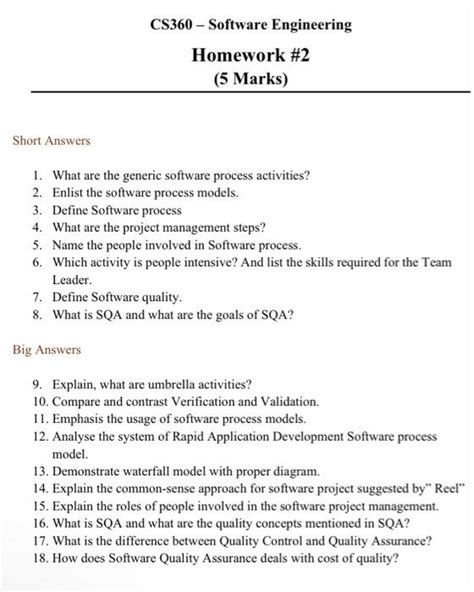 Solved Short Answers 1 What Are The Generic Software