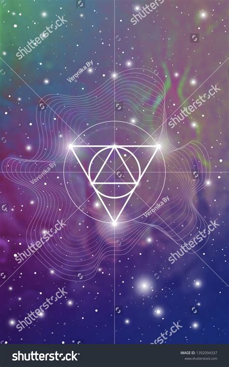 Sacred Geometry Design Template Golden Ratio Stock Vector Royalty Free 1392094337 Shutterstock