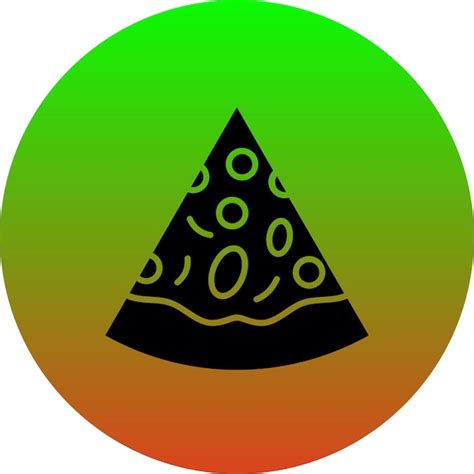 피자 슬라이스 아이콘 프리미엄 벡터