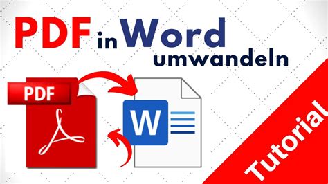 PDF In Word Umwandeln Tutorial 2021 YouTube