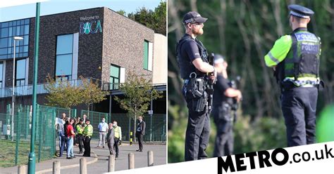 School Locked Down As Armed Police Hunt Man Wielding A Machete