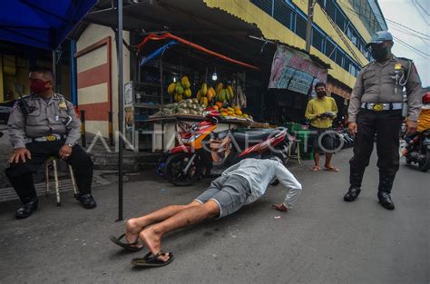 Penertiban Pelanggaran Protokol Kesehatan Antara Foto
