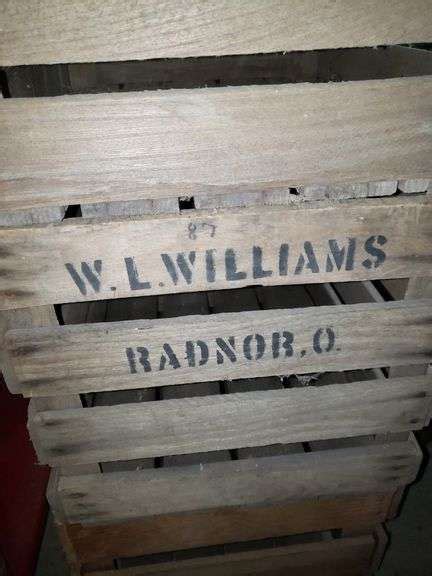 4 Apple Crates Baer Auctioneers Realty Llc