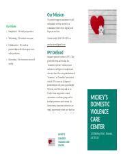 IPV Brochure Assignment Docx Our Mission Empathetic We Will Put You First To Provide