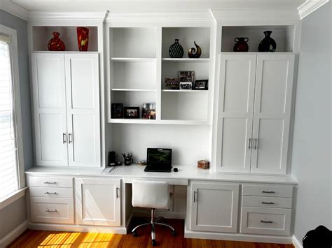 Stylish And Modern Home Office Cabinetry Tl King Cabinetmakers