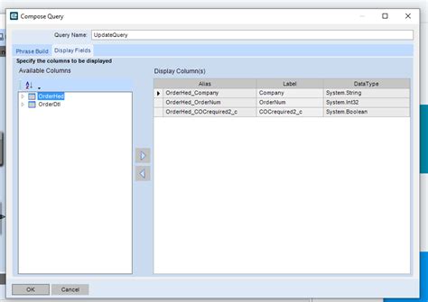 Access Update All Rows Of Orderdtl Table From Sales Order Entry
