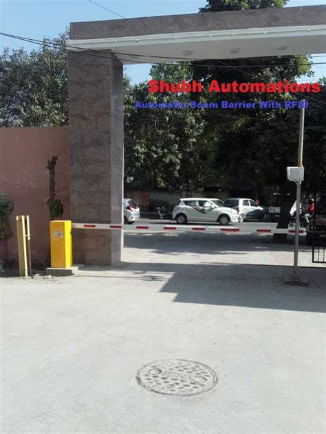 Iron Automatic Barriers Boom Barrier Gate 50KG Size 3 6 Mtr At Rs