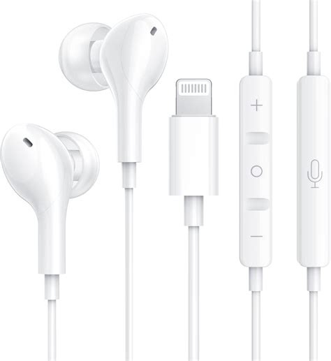 Jp イヤホン 【apple Mfi認証品】 有線イヤホン Lightning ライトニングイヤホン Iphone用