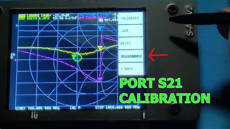 Nano Vna V2 Or Any How To Calibrate Port S21 With Save And Recall Technology Master