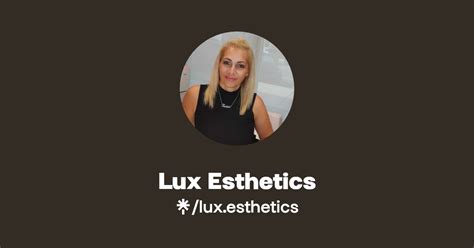 Lux Esthetics Twitter Instagram Facebook TikTok Linktree