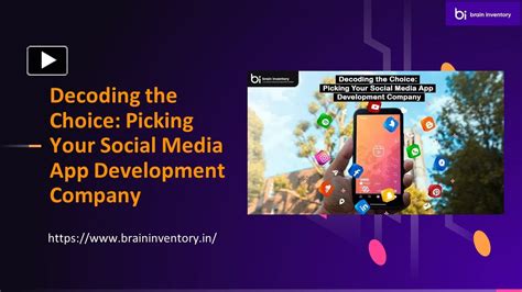 Ppt Choosing Your Social Media App Development Partner Powerpoint Presentation Free To