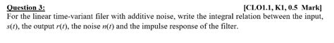 Solved Question 1 Clo11 K1 05 Mark What Is The
