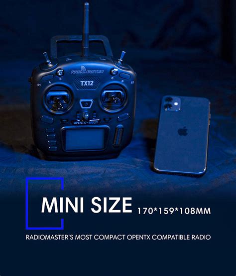 RadioMaster TX12 8-16 Ch Open TX Transmitter – Dragon Sailing North America