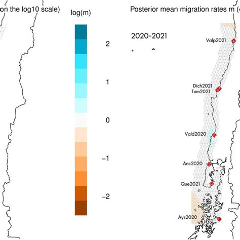 Effective Migration Rates For 20132014 Left And 20202021 Right