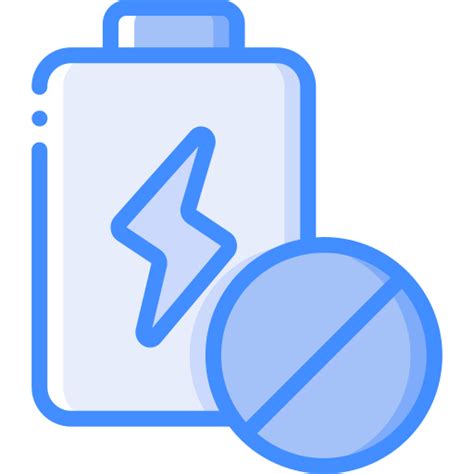 Battery Basic Miscellany Blue Icon
