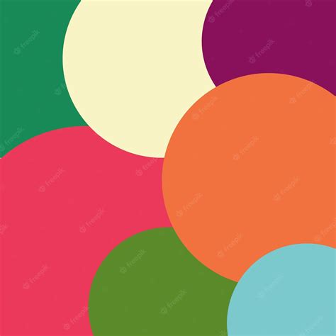 Premium Vector Colorful Circle Background Vector Illustration