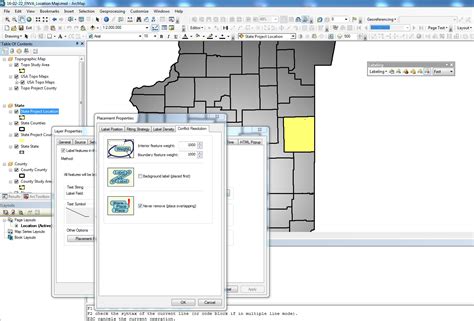 Arcgis Desktop Polygon Won T Label Out Beyond Geographic
