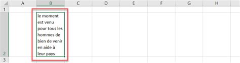 Ajuster la Taille des Cellules pour y Insérer du Texte dans Excel et