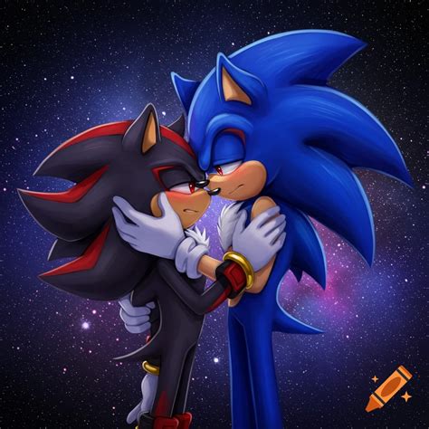Sonic Shadow And Silver Sleeping In Galaxy Themed Sleeping Bags Floating In Space Among