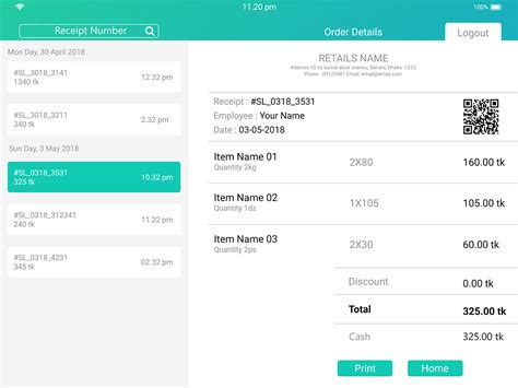 POS UI DESIGN Behance