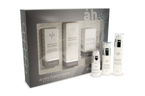 Pack Belleza Facial Acido HialurÓnico Crema Serum Contorno Ojos