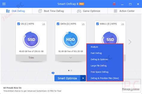 Iobit Smart Defrag Pro 8 License Key Free 2023