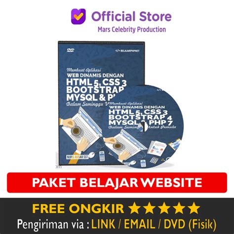 Jual Paket Panduan Belajar Web Lengkap Membuat Aplikasi Web Dengan