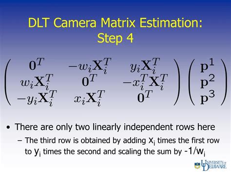 Ppt Camera Calibration Powerpoint Presentation Free Download Id