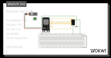 SERVO Wokwi ESP STM Arduino Simulator