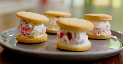 Nadiya Hussain Rhubarb And Custard Ice Cream Sandwiches Recipe The