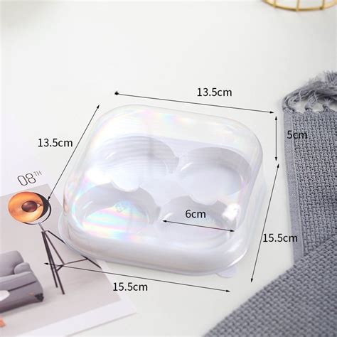 กล่องไดฟุกุ กล่องทาร์ตไข่ กล่องใส่ขนมพลาสติก 2 4 ช่อง Shopee Thailand
