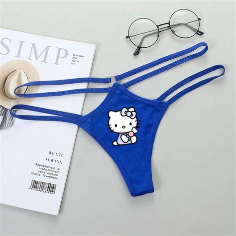 Sexy Bikini Hello Kitty For Female Anime Cartoon Kuromi Melody Thin