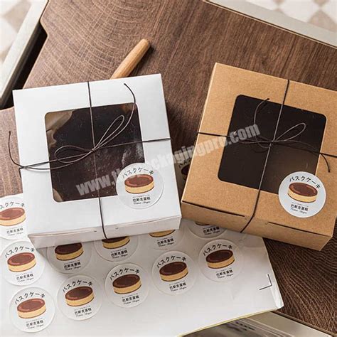 Kinsun 4 Inch 6 Inch Double Layer Cheese Cake Packaging Box Ice Cream