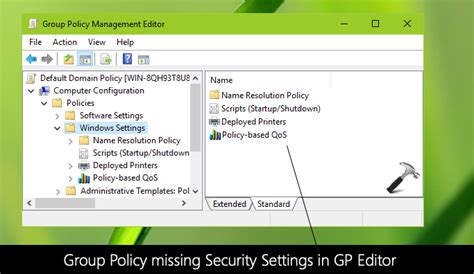 Fix Missing Group Policy Areas From Group Policy Editor