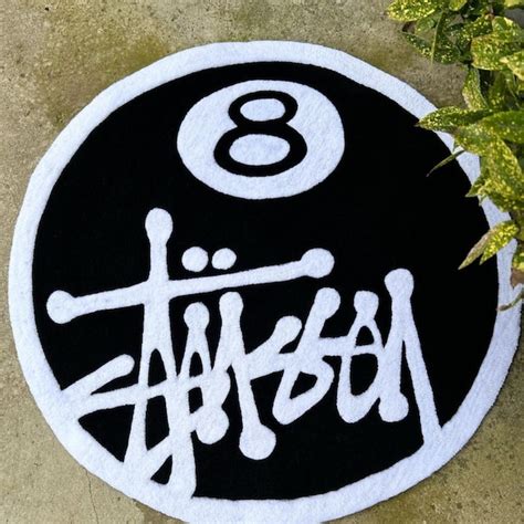 Stussy 8 Ball Rug Etsy
