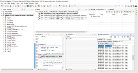 Ccstms320f28379d C28xxcpu1 File Loader Verification Failed Values