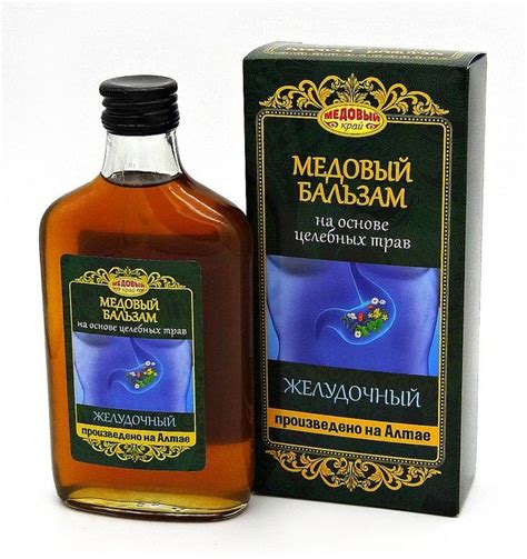 Бальзам медовый Желудочный Медовый Край 250мл в Новосибирске — купить ...
