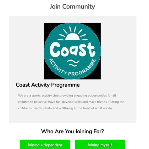 Free School Meal Voucher Codes Coast Activity Programme