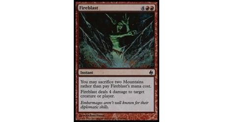 Fireblast 26 Mtg Premium Deck Series Fire And Lightning