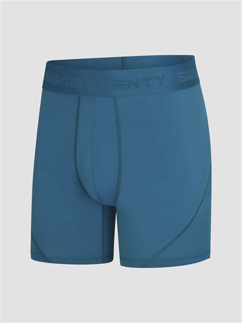 Shadow Fit Boxer Briefs In Blue Savage X Fenty