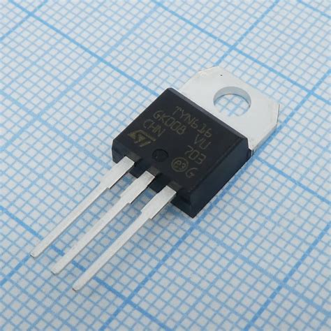 TYN616RG, Тиристор 600В 16А 25мА ST Microelectronics купить оптом и в ...