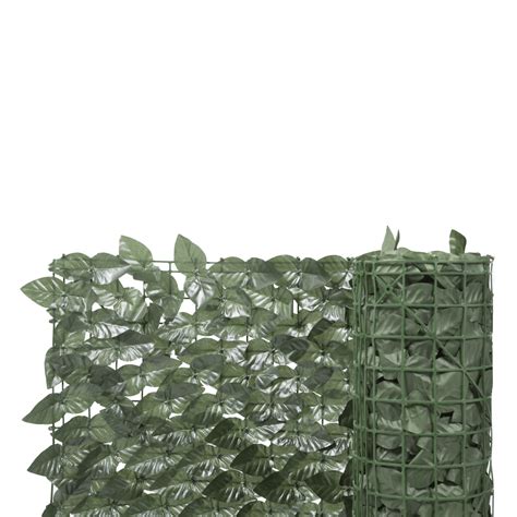 Artificial Hedge 1x3mt With Laurel Leaves Maltashopper