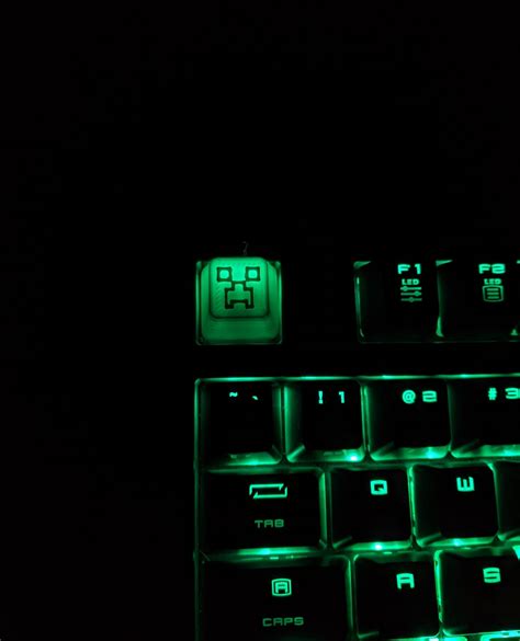 3d Printed Memes And Collectibles Minecraft Creeper Keycap Dm For