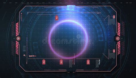 Hud Ui Gui Futuristic Frame User Interface Screen Elements Set Set With Call Outs