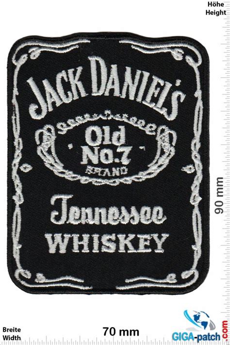 Jack Daniels Patches Back Patch Patch Sleutelhangers Stickers