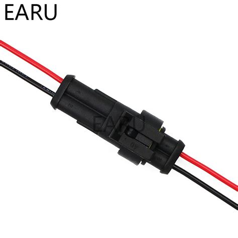 Amp 1 5 2 Pin Way Sealed Waterproof Electrical Wir Grandado