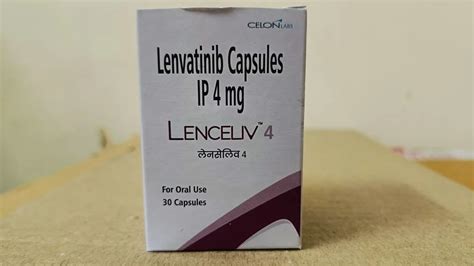 Lenvatinib Capsules Ip 4 Mg At ₹ 1233box Hyderabad Id 2853708370230