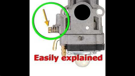 Episode 20 Single Adjuster Screw Setting Two Stroke Carburetor How It Works Artofit