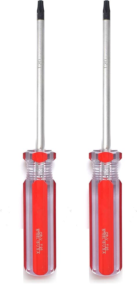 T20H Torx Screwdriver 2PCS Set, SKZIRI 2Pack T20 Torx Security ...