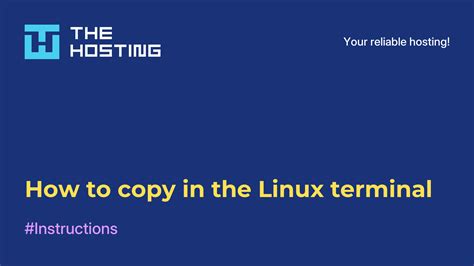 How To Copy In A Linux Terminal